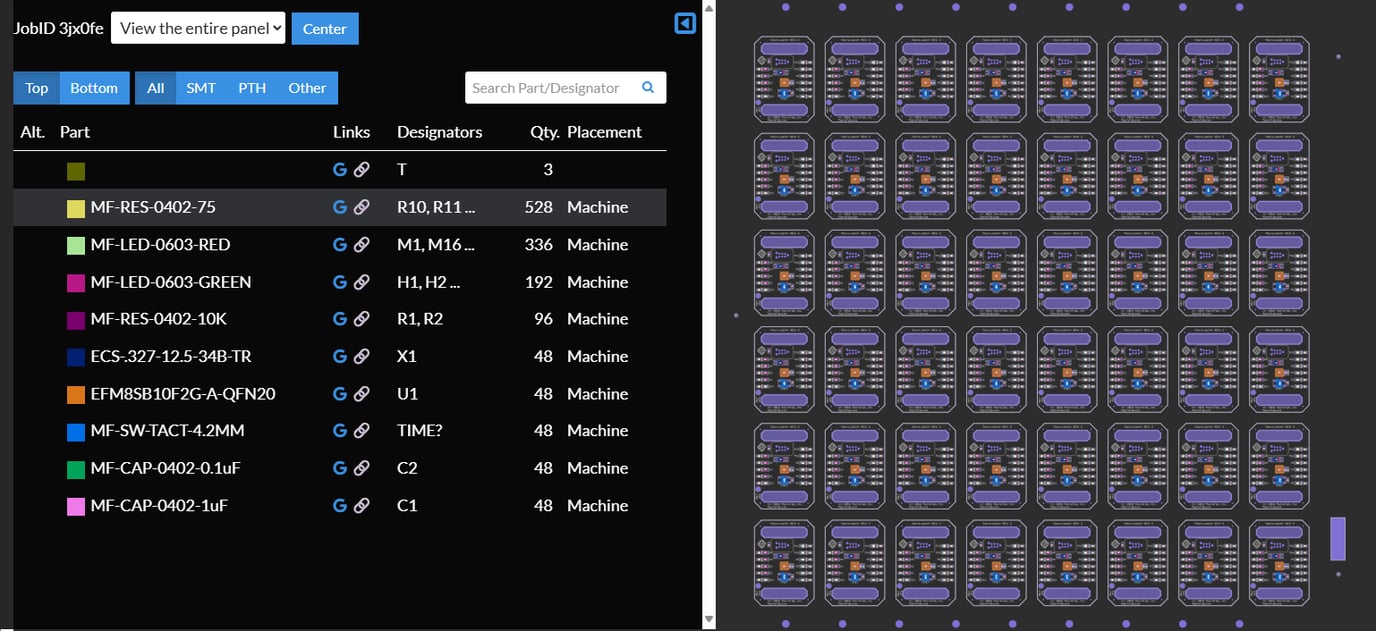 How to Use the Part Placements Viewer