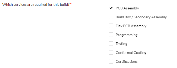 Mechanical BOM Items